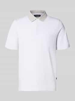 Maerz Regular Fit Poloshirt mit Strukturmuster und Brusttasche