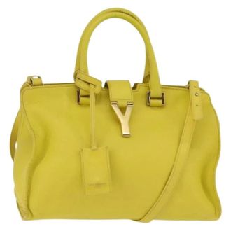 Saint Laurent Sac &agrave; main vintage Pre-owned - Femme - Pre-owned - Jaune - Taille: ONE Size