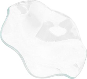 NUOBESTY Transparente Aromatherapie Glas Schale Wellen Design Wachsschmelz Teller Ersatz f&uuml;r Duftlampe Vielseitig Einsetzbar Robust und Elegant f&uuml;r &Auml;therische 