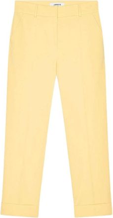 Janice Femme, Pantalons, Jaune, Taille: 42 FR Sean Cropped Pantalons