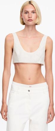 Arket Und Laila Gohar Bralette-Top -Wei&szlig;