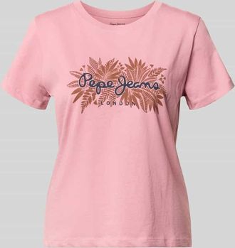 Pepe Jeans London Boxy Fit T-Shirt aus reiner Baumwolle Modell CRISTINA