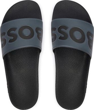 HUGO BOSS Pantoletten Aryeh 50536835 Dunkelgrau