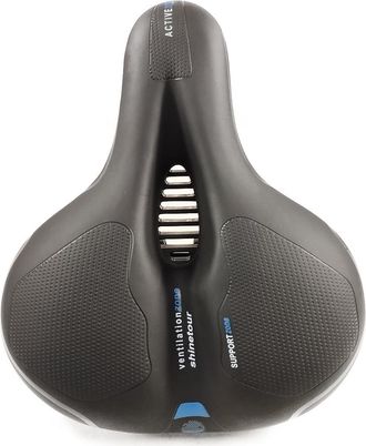 Generic Fahrradsattel mit ergonomischem O-Zone-Konzept & Memory Foam Komfort Bequemer Fahrrad Sattel Bike Seat Fahrradsattel für Mountain Bike MTB BMX Scooter