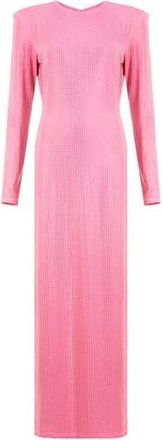 Rotate Robe longue &agrave; strass