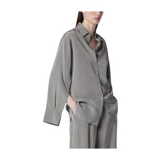 R&oacute;he Relaxed Shaped Shirt - - Blouses & Shirts - Damen - Grau - S