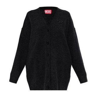 Diesel M-Areela Cardigan - - Knitwear - Damen - Schwarzk - S