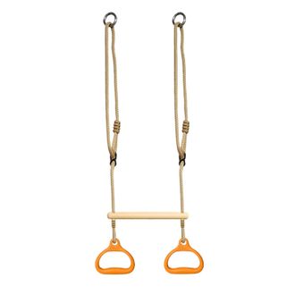 Generic Trapez Schaukelstange Ringe Trapezstange f&uuml;r Erwachsene Kinder Kinder Outdoor Schaukel Set Spielplatz Zubeh&ouml;r