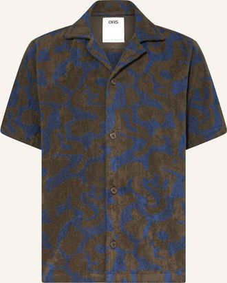 OAS Oas Resorthemd Morel Puzzlotec Comfort Fit Aus Frottee gruen