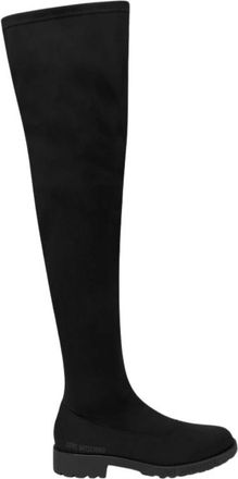 Love Moschino Femme, Chaussures, Noir, Taille: 38 EU Bottes cuissardes en Lycra