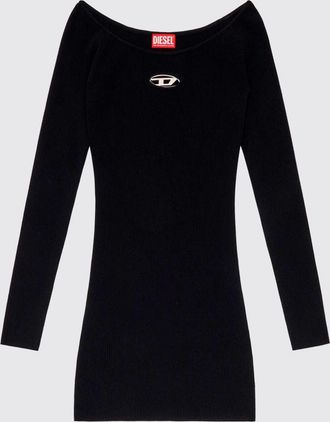 Diesel Kleid Damen Farbe Schwarz