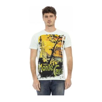 Trussardi Homme, Tops, Multicolore, Taille: 3XL T-shirt Col Rond Manches Courtes