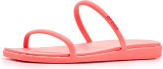 Crocs Miami Damen-Sandalen mit zwei Riemen, flach, Guave, Gr&ouml;&szlig;e 40, Pink (Guava), 39/40 EU