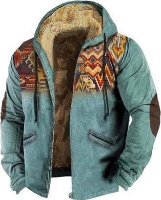 Generic Veste Aviateur Homme Japonaise - Blouson Automne en Drap De Laine, Matelass&eacute;E Luxe, Jean Dechire, Crocodile, Hiver Sport