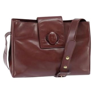 Cartier Sac bandouli&egrave;re en cuir Pre-owned - Femme - Pre-owned - Rouge - Taille: ONE Size