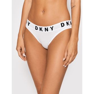 DKNY Klassischer Damenslip DK4513 Wei&szlig;