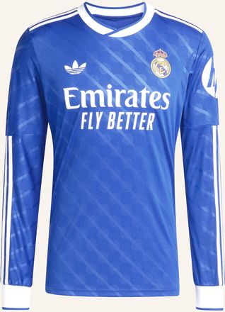 adidas Real Madrid 25/26 Langärmeliges Ausweichtrikot blau