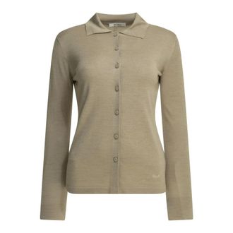 Max Mara Cardigan Flash - Femme - Pulls - Beige - Taille: 42 FR