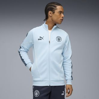 Puma Veste KING Anthem Manchester City Homme, V&ecirc;tements, Bleu, 3XL