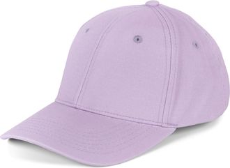 styleBREAKER Unisex 6-Panel Baseball Cap | geb&uuml;rstete Baumwolle | Klettverschluss verstellbar | einfarbiges Basecap f&uuml;r Damen und Herren, Farbe:Flieder