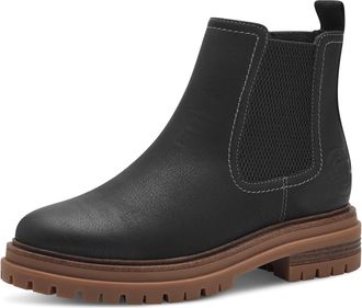 s.Oliver Damen Chelsea Boots Elegant Vegan, Schwarz (Black), 40 EU