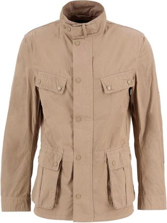 Barbour Homme, Vestes, Beige, Taille: XL Garment Dyed Duke Casual Jacket