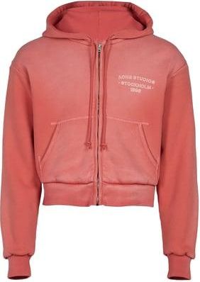 Acne Studios Gilet &agrave; capuche en coton