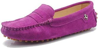 Minitoo Femme Loafers & Mocassins Fuschia Suede Chaussure Conduite YB9603 EU 38.5