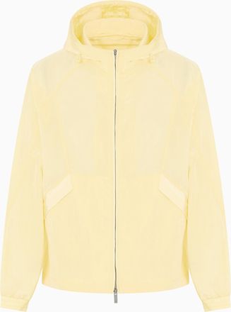 A|X Armani Exchange Mens Urban Heighs, Color Contrast, Logo tab, Blouson Jacket, Yellow, XXL