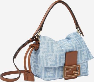 Fendi Baguette Shoulder Bag - Blue