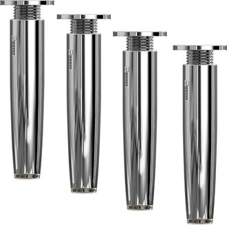 Generic M&ouml;belbeine 4er-Set, Metall Mit Schrauben Und Rutschfester Unterseite, Tischbeine, Konische Schrankf&uuml;&szlig;e Badezimmer, F&uuml;r Sofas, Couchtische, Kommodenf&uuml;&szlig;