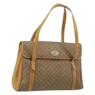 Gucci Pre-owned Vintage Micro Small GG Canvas Hand Bag - - Pre-owned - Damen - Beige - ONE SIZE