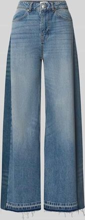 BA&SH Wide Leg Jeans mit Fransensaum Modell MISLAV