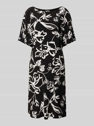 s.Oliver Black Label Knielanges Kleid mit Allover-Print
