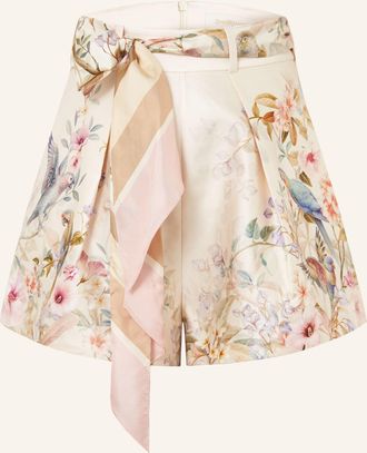 Zimmermann Shorts Rebellion Mit Seide weiss