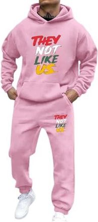 Generic Surv&ecirc;tement pour homme - 2 pi&egrave;ces - Surv&ecirc;tement baggy - En coton - Confortable - Chaud - Sweat &agrave; capuche et pantalon de jogging - Tenue de loisirs - S