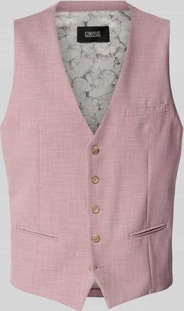Cinque Regular Fit Weste mit Viskose-Anteil Modell Vitra