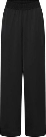 Bruuns Bazaar Femme, Pantalons, Noir, Taille: 38 FR Wide Pantalons