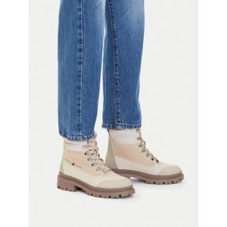 Beverly Hills Polo Club Schn&uuml;rstiefeletten Beverly Hills Polo Club CEO-HY62070-7 Beige