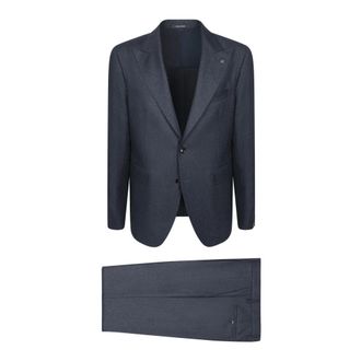 Tagliatore Einreiher-Anzug mit - - Suits - Herren - Blau - 2XL