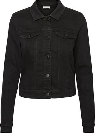Noisy May Veste En Jean D&eacute;lav&eacute;e Noire Debra Femme Veste en Jean noir XL