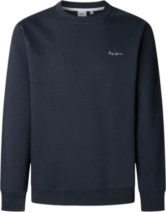 Pepe Jeans London Homme, Sweatshirts et sweats à capuche, Bleu, Taille: 2XL Macbeth Crew