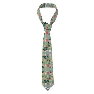 Generic Cravate Homme Plante Bonsa&iuml; Classique Men Tie &Eacute;l&eacute;gant Cravates Homme Pour Travail &Eacute;v&eacute;nements C&eacute;l&eacute;brations