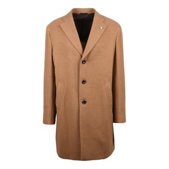 Luigi Bianchi Mantova Homme, Manteaux, Brun, Taille: 2XL Manteau