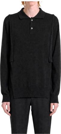 Comme Des Gar&ccedil;ons Polo LS - Homme - Tops - Noir - Taille: M