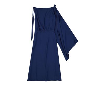 Prada Womens Blue Acetate Casual Dress
