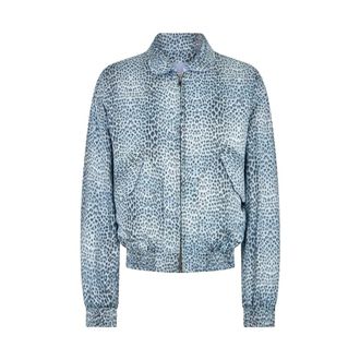 Roberto Cavalli Bomber r&eacute;versible imprim&eacute; b&eacute;b&eacute; jaguar - Homme - Vestes - Bleu - Taille: XL