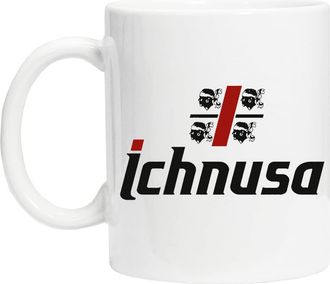 Generic Birra Ichnusa Wiederverwendbare Tasse aus weißem Glas für Tee und Kaffee Coffe Cup