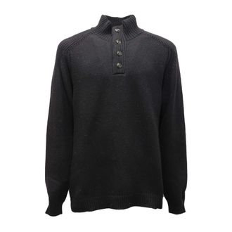 Officina36 Cufr305 Rollkragenpullover - - Knitwear - Herren - Schwarzk - 2XL