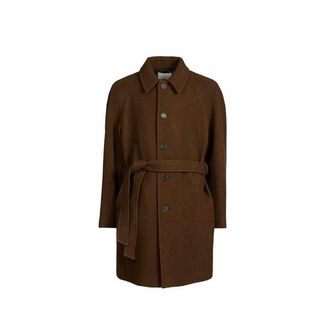 Amomento Manteau en laine m&eacute;lang&eacute;e